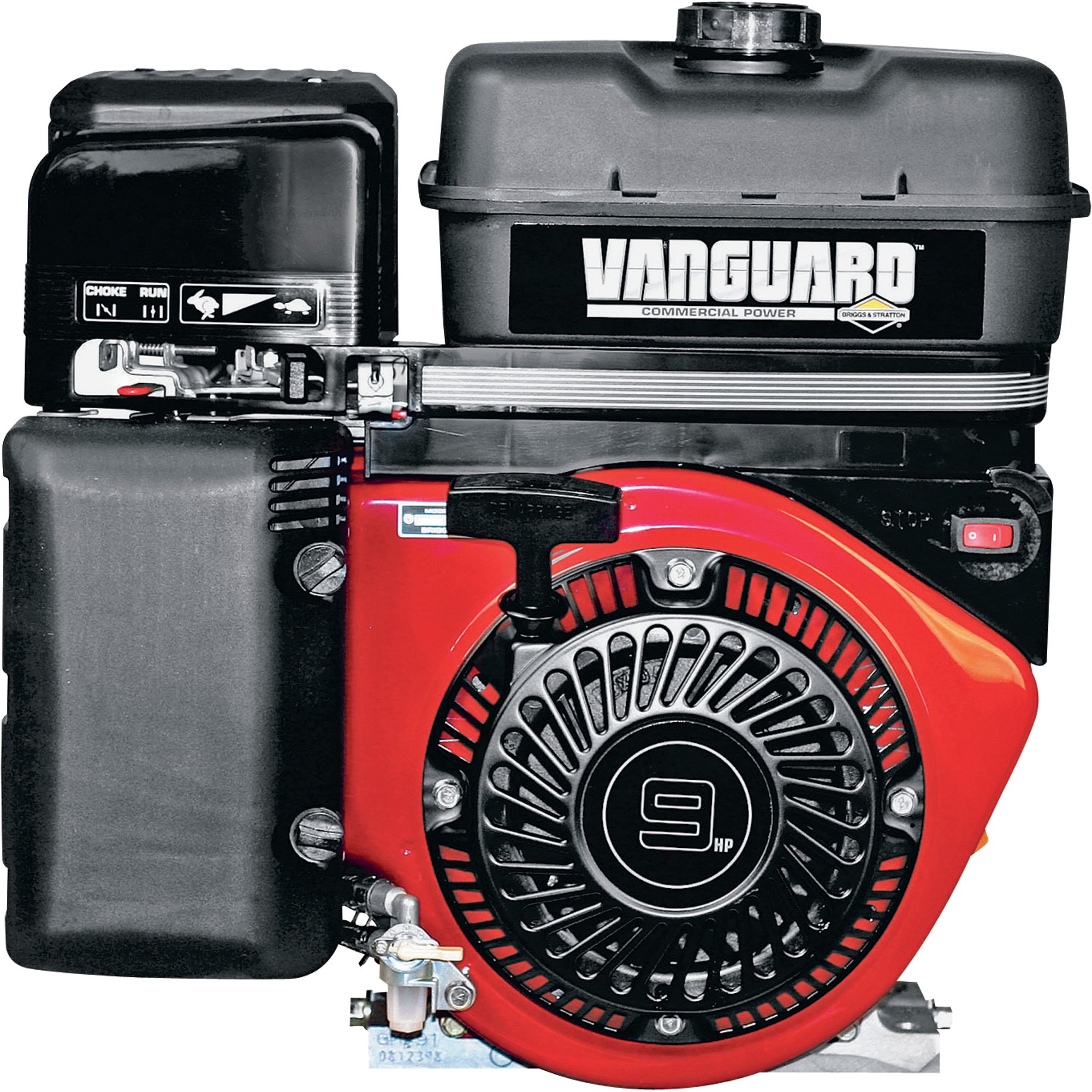 Briggs & Stratton Vanguard Horizontal Engine — 9 HP, 1in. x 3 21/32in. Shaft, Model# 185432-0235 ...